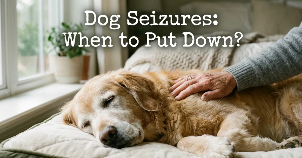Dog Seizures: When to Put Down — A Vet's Honest Guide